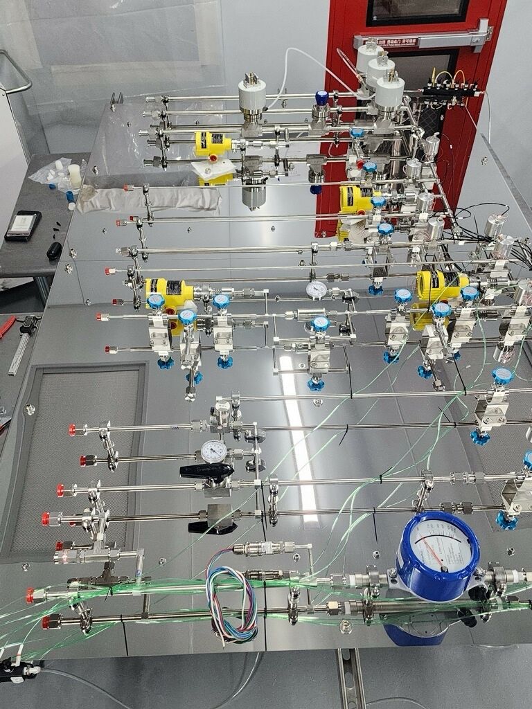 Big beautiful UHP gas panels - Triangle Design Group LLC