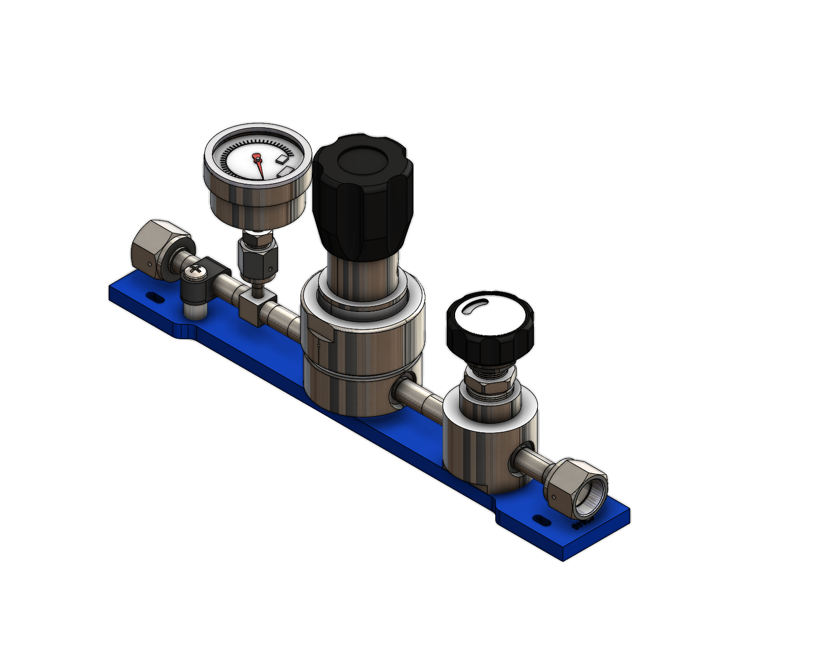 TRI-GAS UHP Gas Stick, 1/2" VCR, Valve-Reg-Gauge, 100 PSIG OUT ...